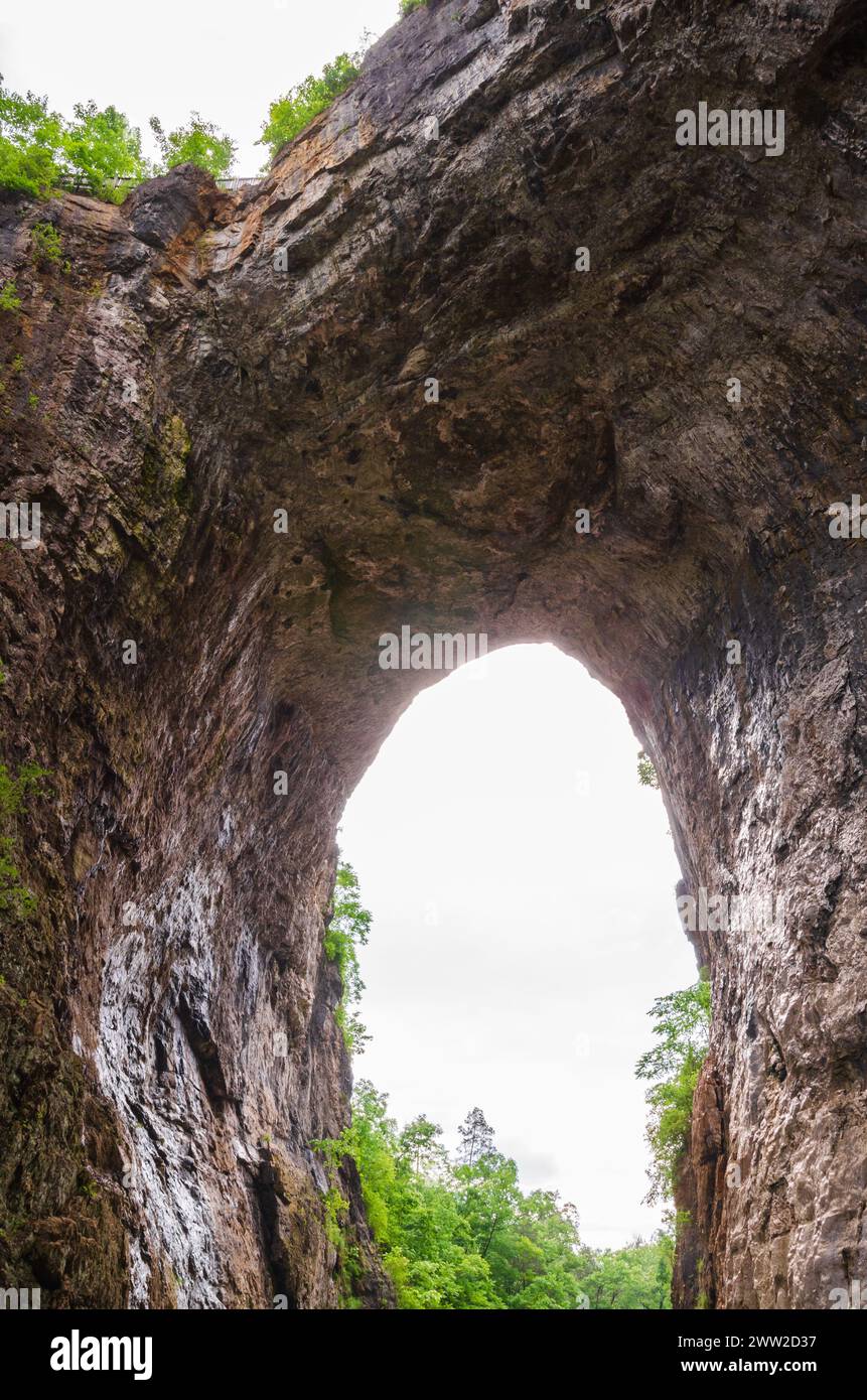 Natural Bridge in Rockbridge County, Virginia, United States Stock ...