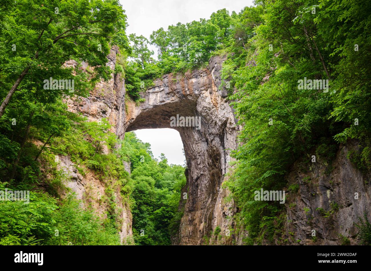 Natural Bridge in Rockbridge County, Virginia, United States Stock ...