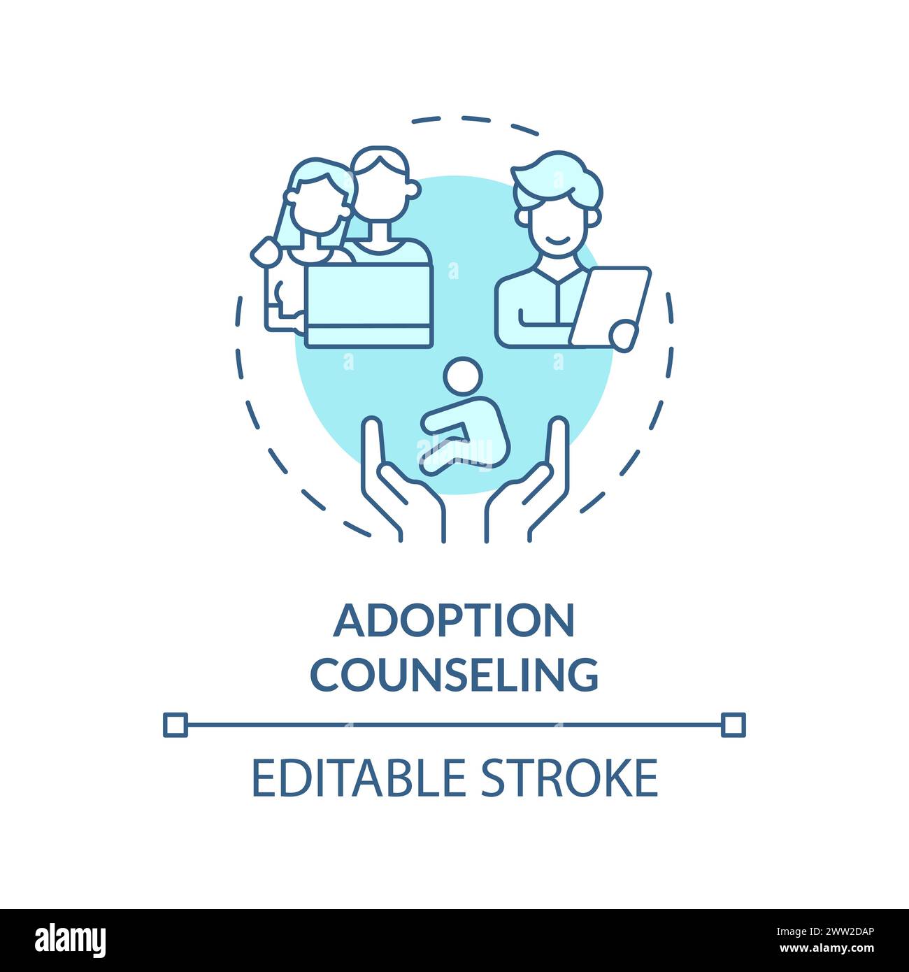 Child counseling service Stock Vector Images - Alamy