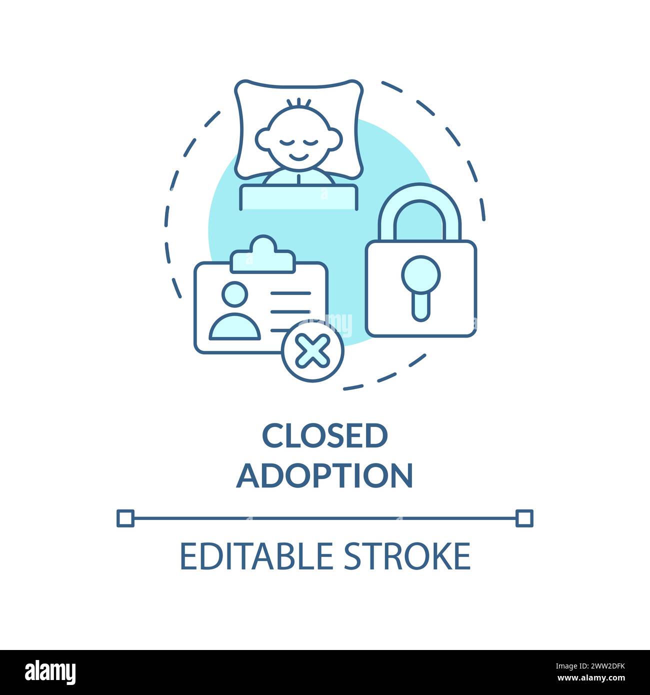 Closed adoption soft blue concept icon Stock Vector Image & Art - Alamy Closed adoption soft blue concept icon Stock Vector Image & Art - Alamy