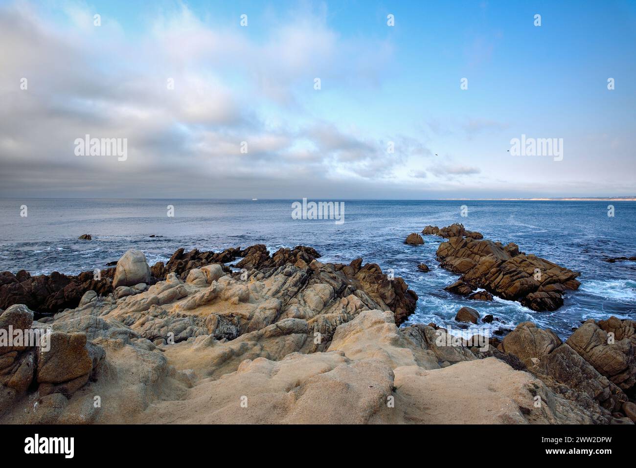 Ocean View from the Rocky Edge of Berwick Park - Pacific Grove ...