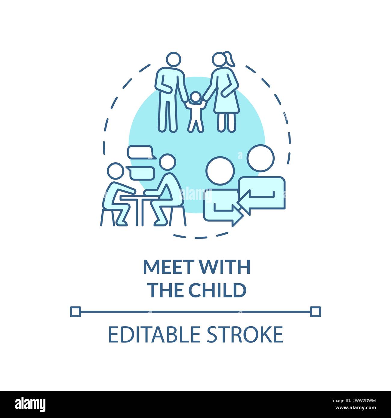 Visiting parent Stock Vector Images - Alamy