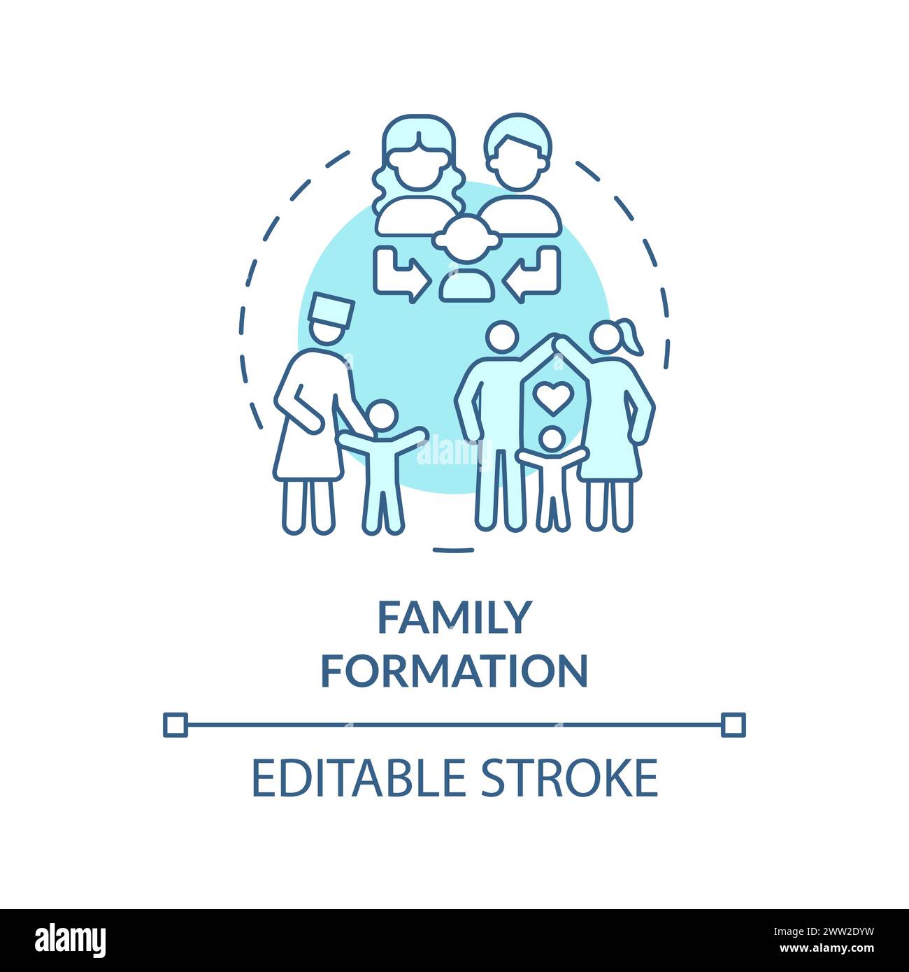 Book family color icon Cut Out Stock Images & Pictures - Alamy