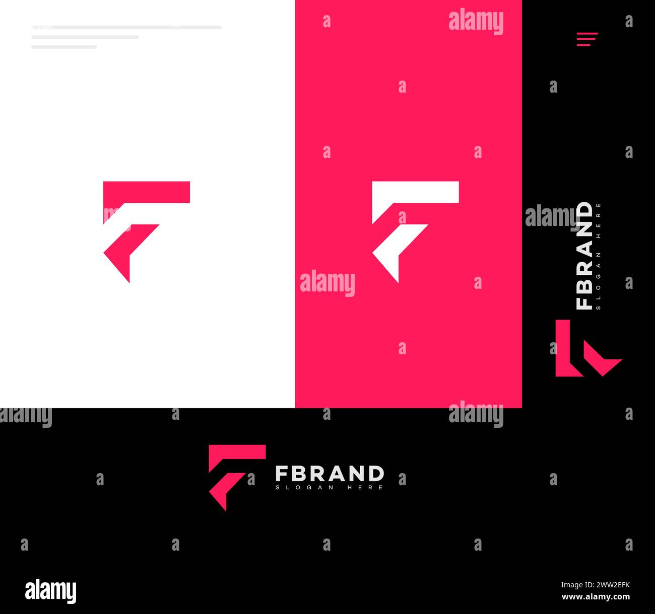 F Letter Logo Icon Brand Identity, F Letter Sign Symbol Template Stock ...