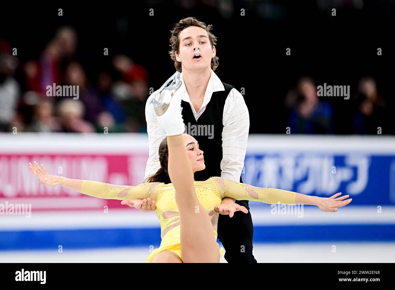 Greta CRAFOORD & John CRAFOORD (SWE), during Pairs Short Program, at ...