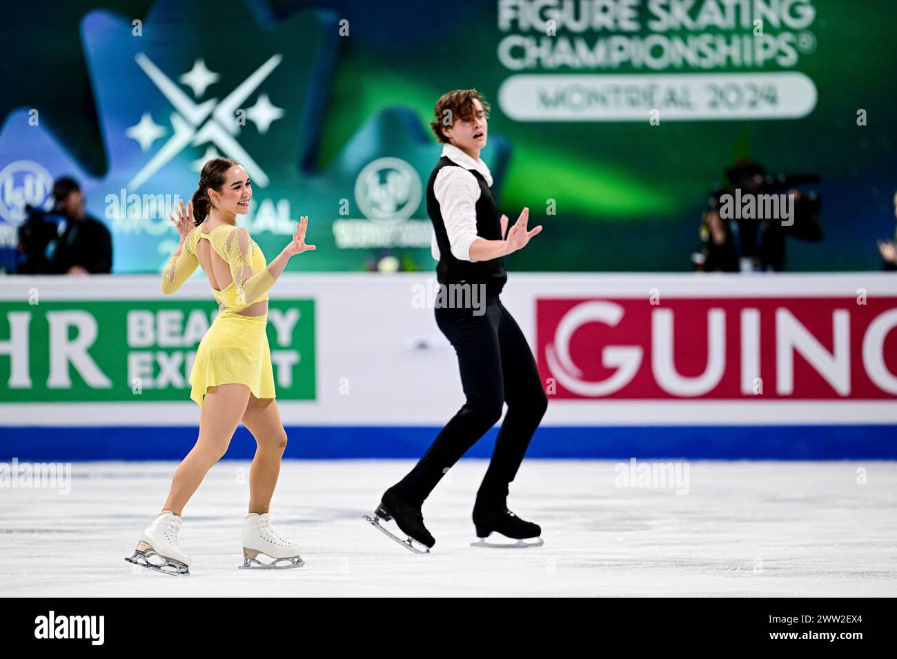 Greta CRAFOORD & John CRAFOORD (SWE), during Pairs Short Program, at ...