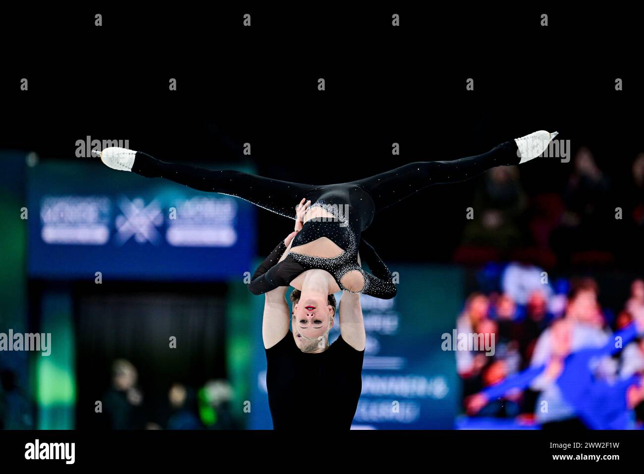 Milania VAANANEN & Filippo CLERICI (FIN), during Pairs Short Program ...