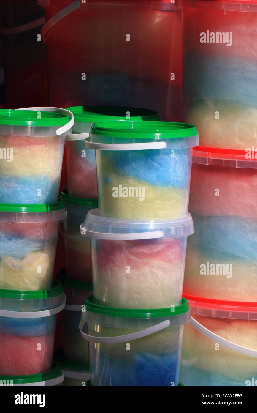 color candy floss as nice food background Stock Photo - Alamy