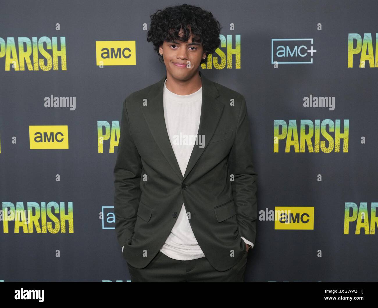 Los Angeles, USA. 20th Mar, 2024. Caleb Baumann arrives at the AMC/AMC ...