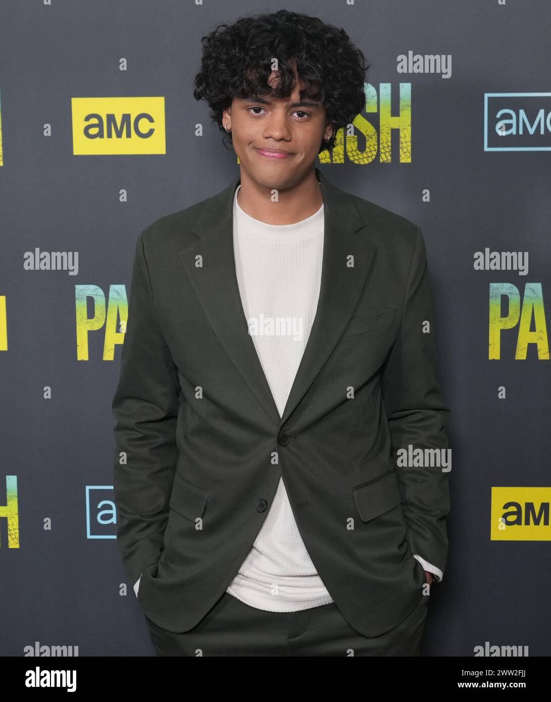Los Angeles, USA. 20th Mar, 2024. Caleb Baumann arrives at the AMC/AMC ...