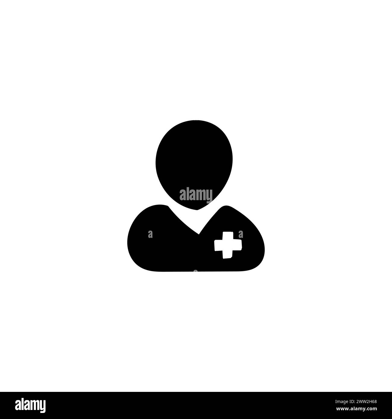 Hand Drawn flat icon for patient Stock Vector Image & Art - Alamy