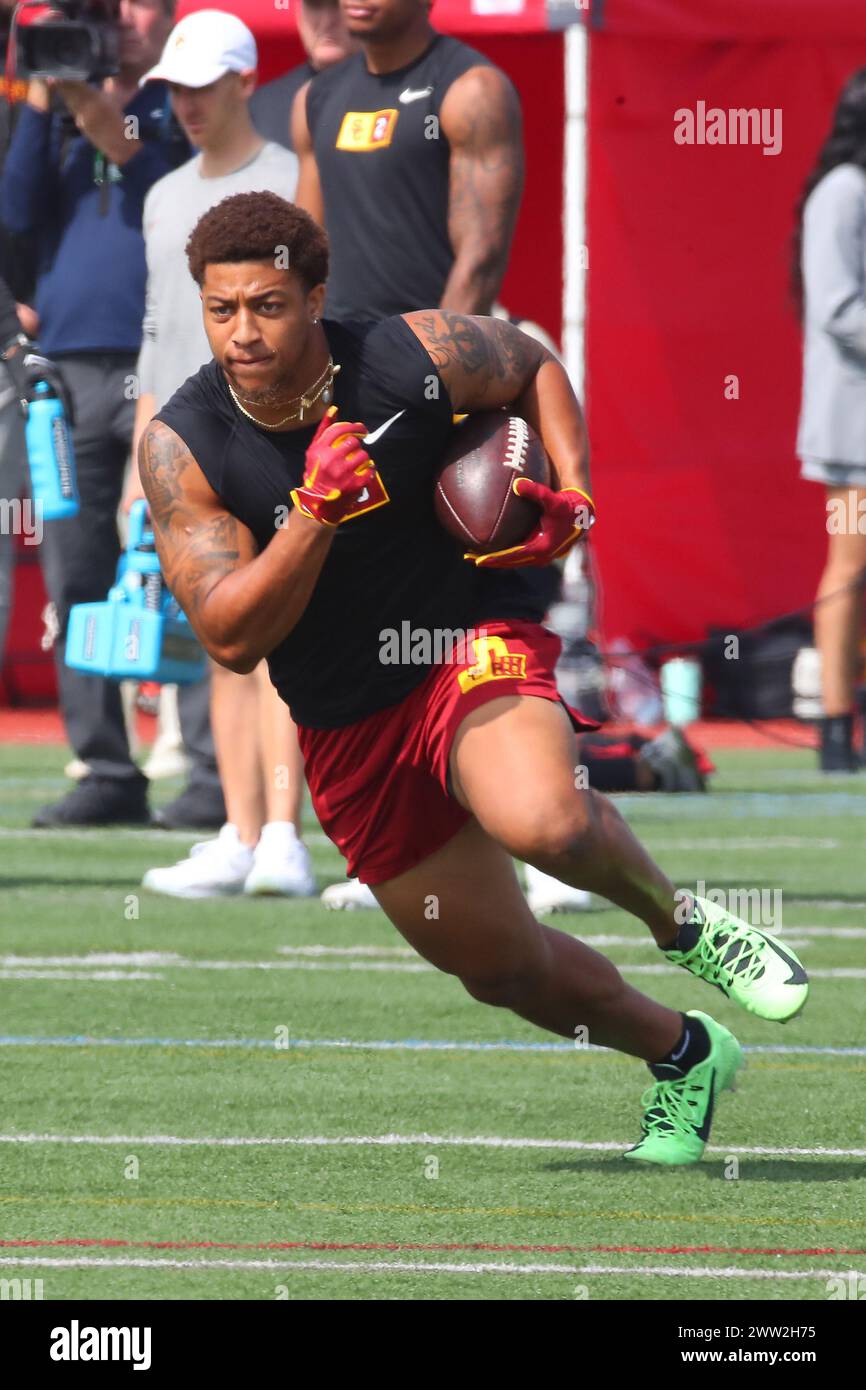 Los Angeles, United States. 20th Mar, 2024. Southern California Trojans ...