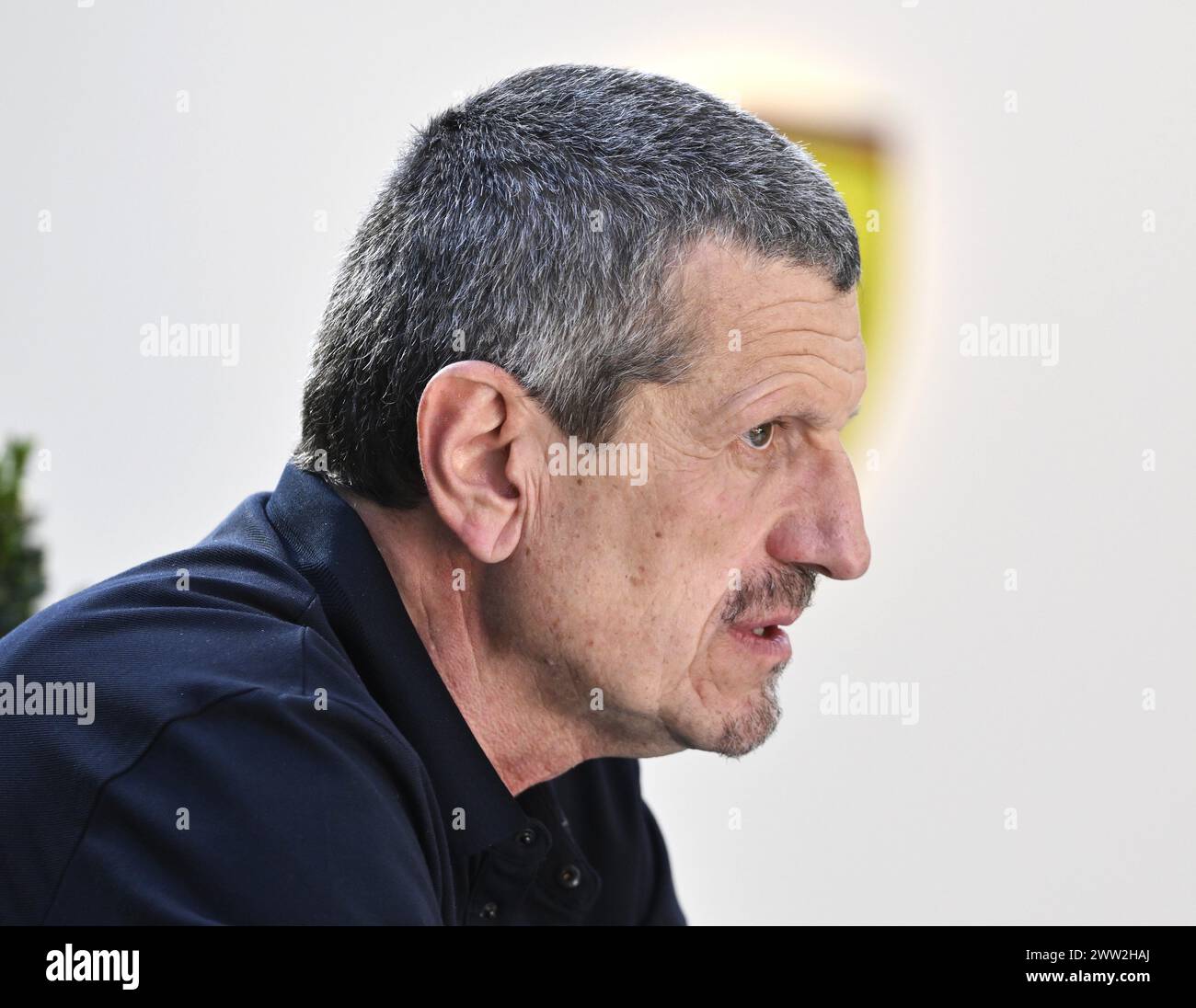 MELBOURNE, AUSTRALIA 25 February 2024. Pictured: Guenther Steiner in ...
