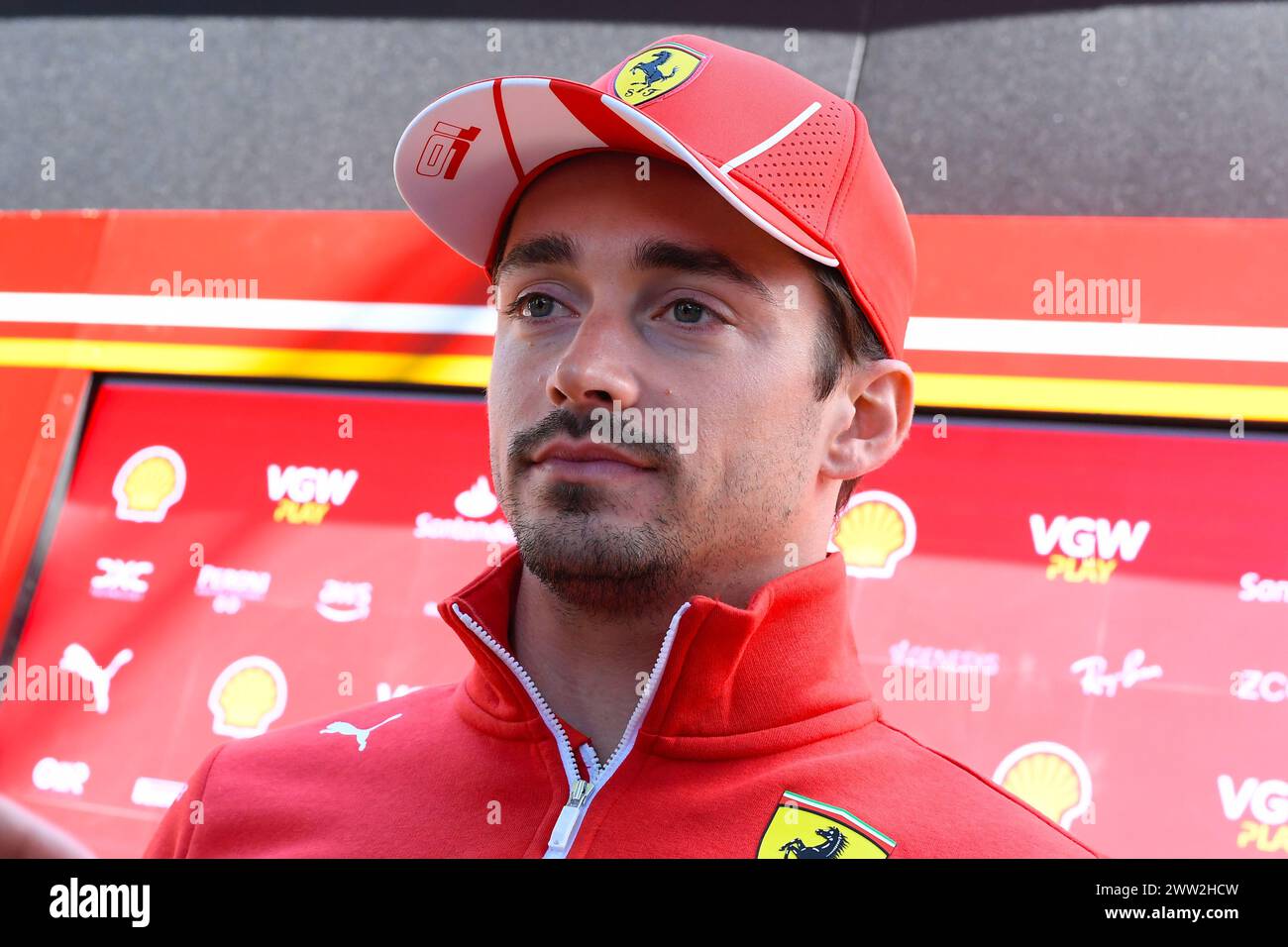 MELBOURNE, AUSTRALIA 21 Mar 2024. Pictured: 16 Charles Leclerc (MCO ...