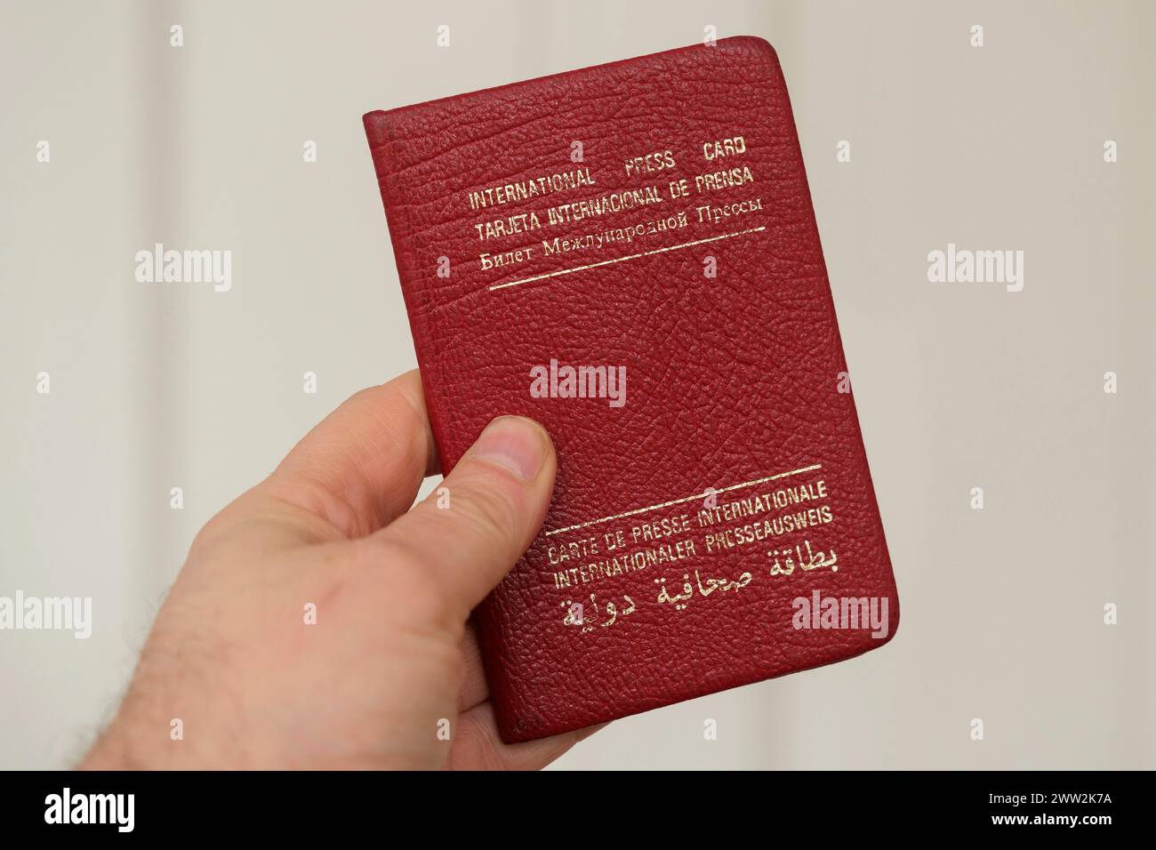 Journalist id card hi-res stock photography and images - Alamy