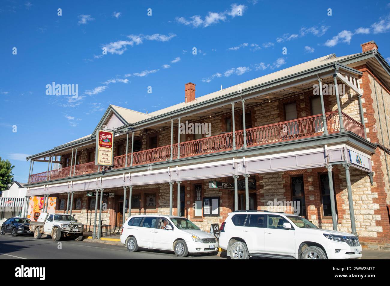 Tanunda hotel and pub public bar in Tanunda town centre, Barossa Valley ...