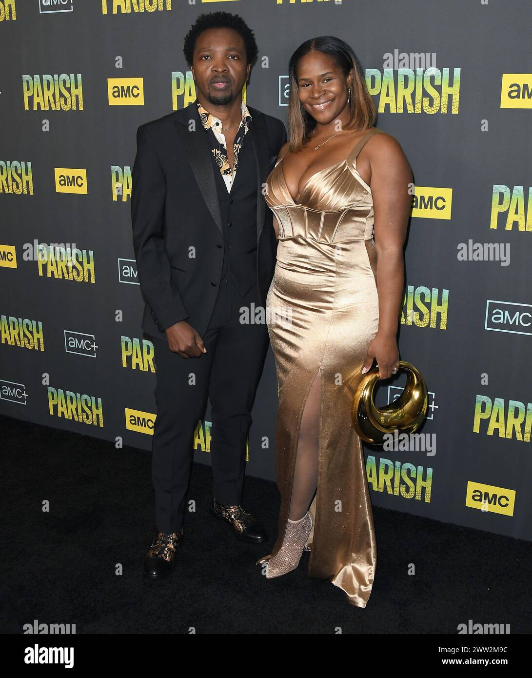 Los Angeles, USA. 20th Mar, 2024. (L-R) Ivan Mbakop and April Mbakop at ...