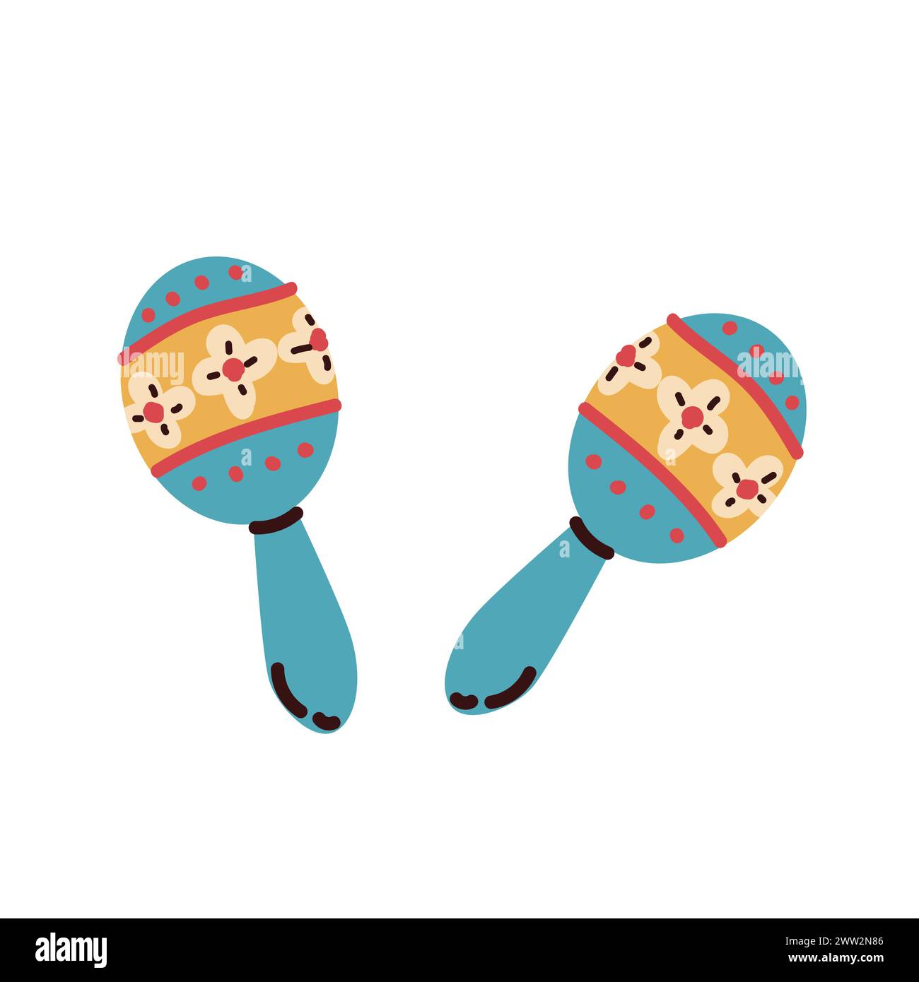 Spanish Animated Maracas