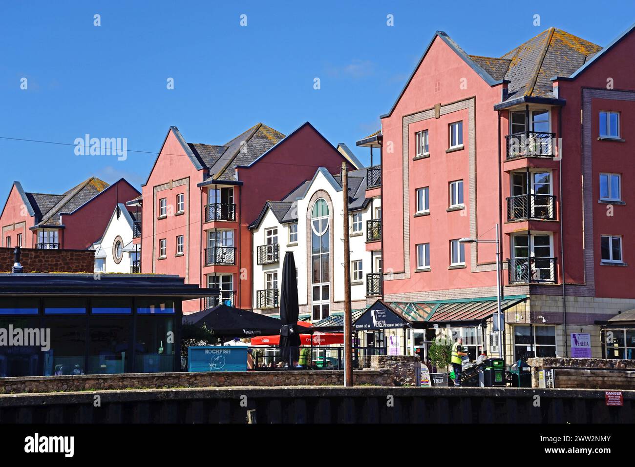 The Rockfish restaurant on the edge of Piazza Terracina with buildings ...