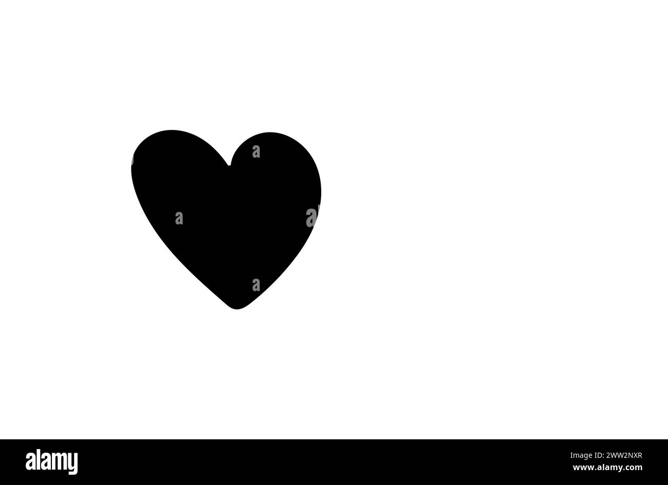 Red heart drawn 3d Cut Out Stock Images & Pictures - Alamy