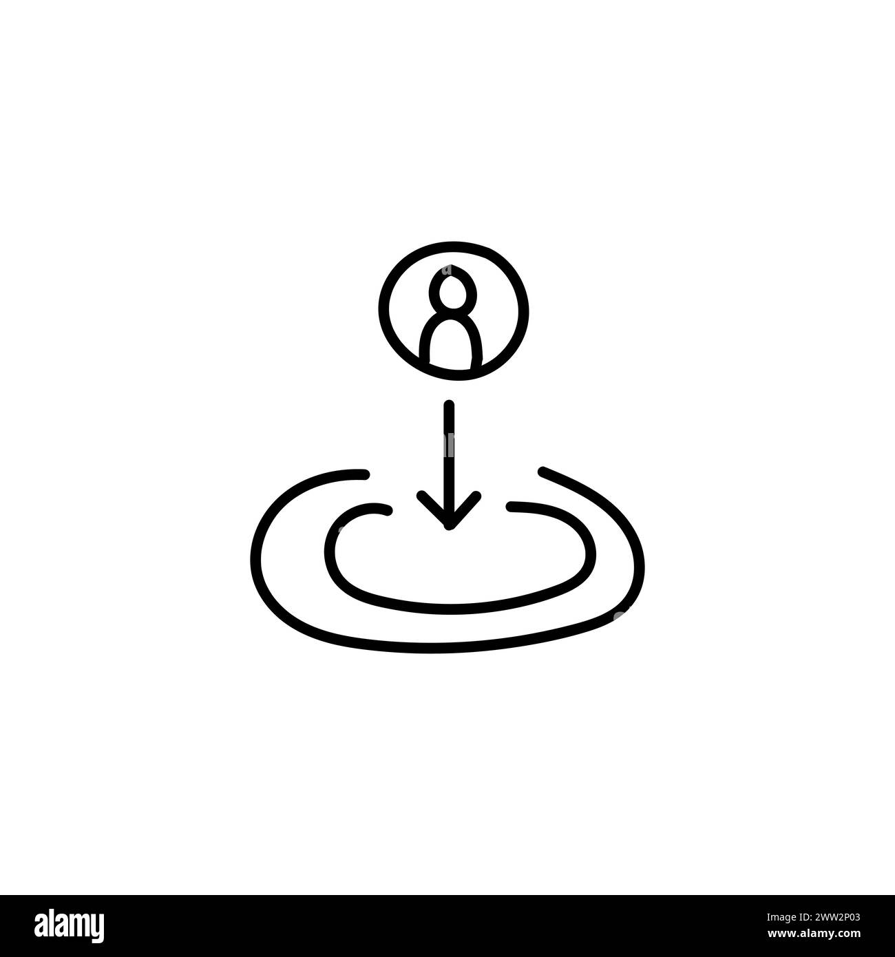 Hand Drawn flat icon for impact Stock Vector Image & Art - Alamy