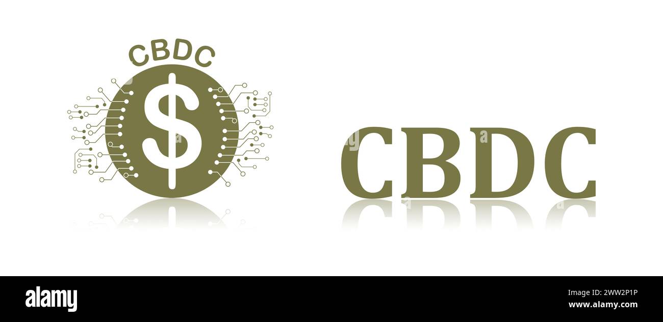 Illustration of a cbdc concept Stock Photo - Alamy
