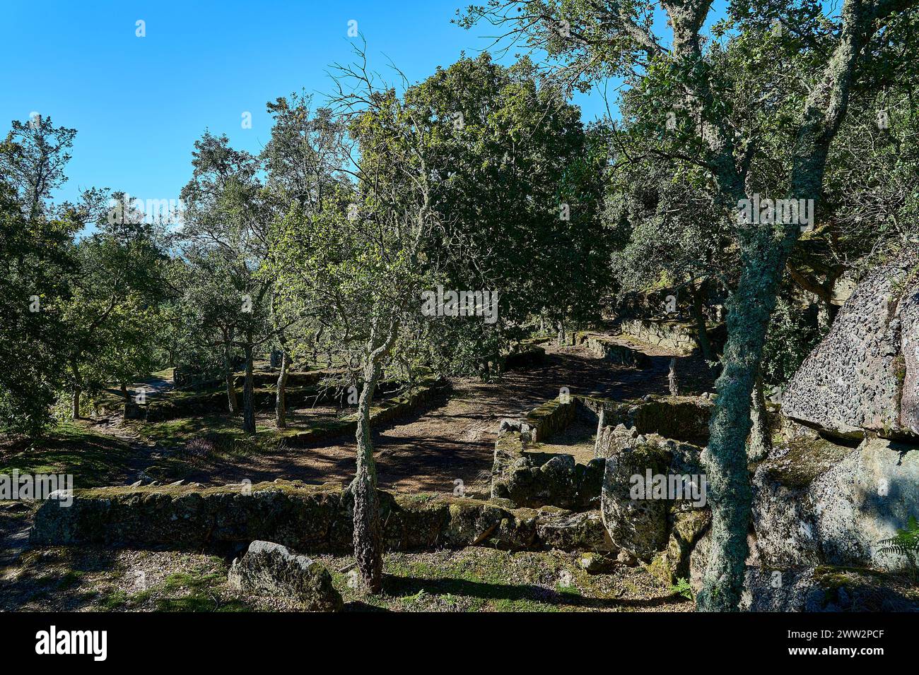 Braga, Portugal - 09 30 2022: Archaeological site of the historical ...