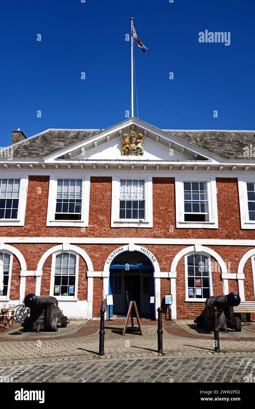 Front view of the Custom House (now a visitor centre) along the ...