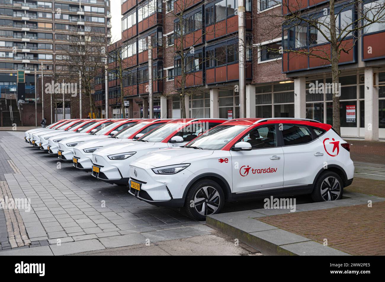 Haarlem The Netherlands 20th March 2024 Haarlem station. Fleet of MG ...