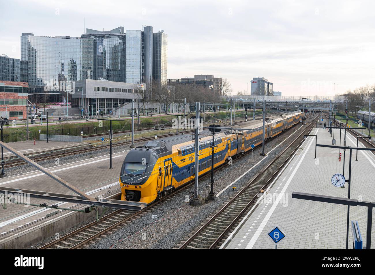 Amsterdam The Netherlands 20th March 2024 Amsterdam Sloterdijk station ...