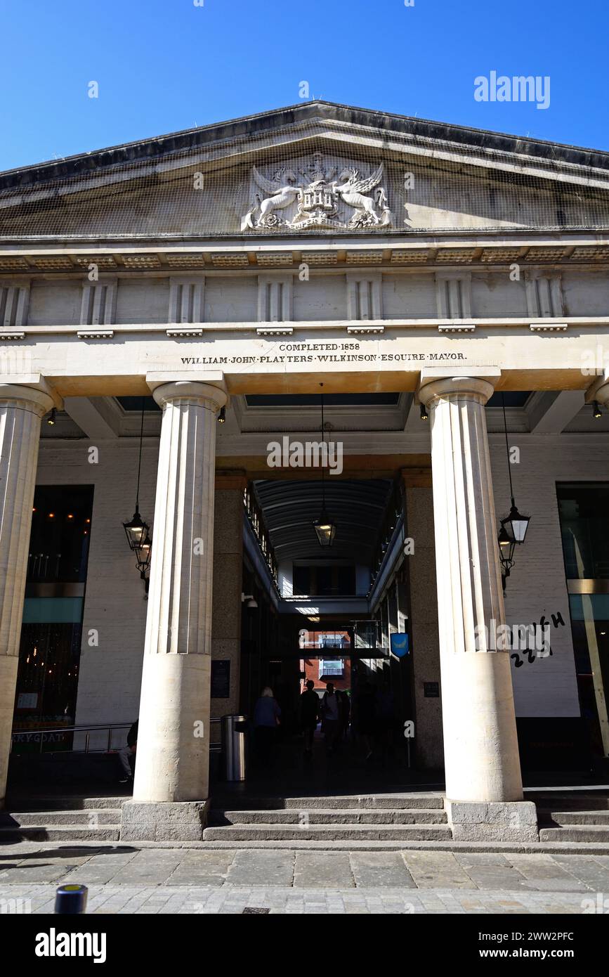 Entrance to The Guildhall shopping centre along Queen Street in the ...