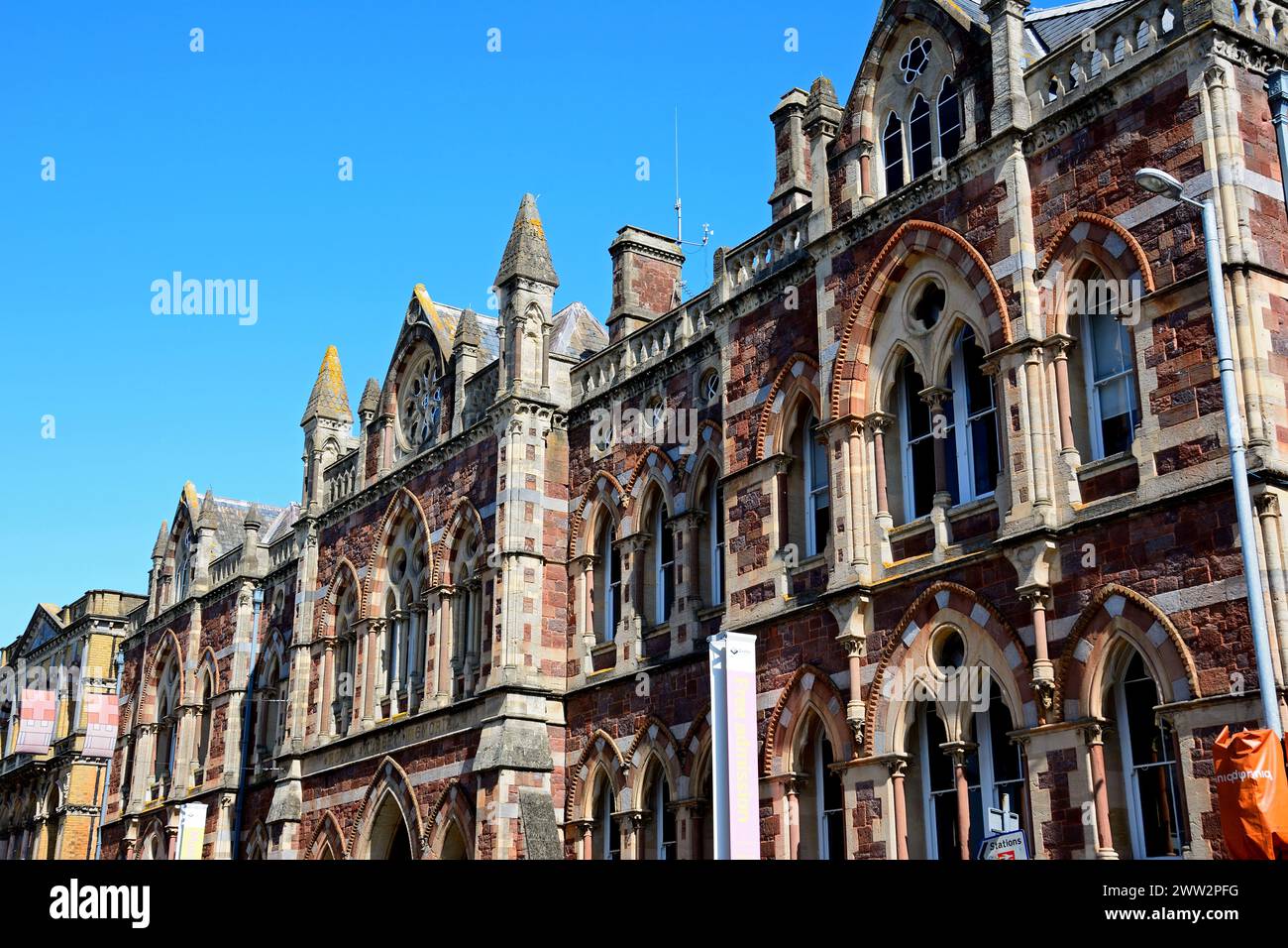 View of the Royal Albert Memorial Museum and Art Gallery along Queen ...
