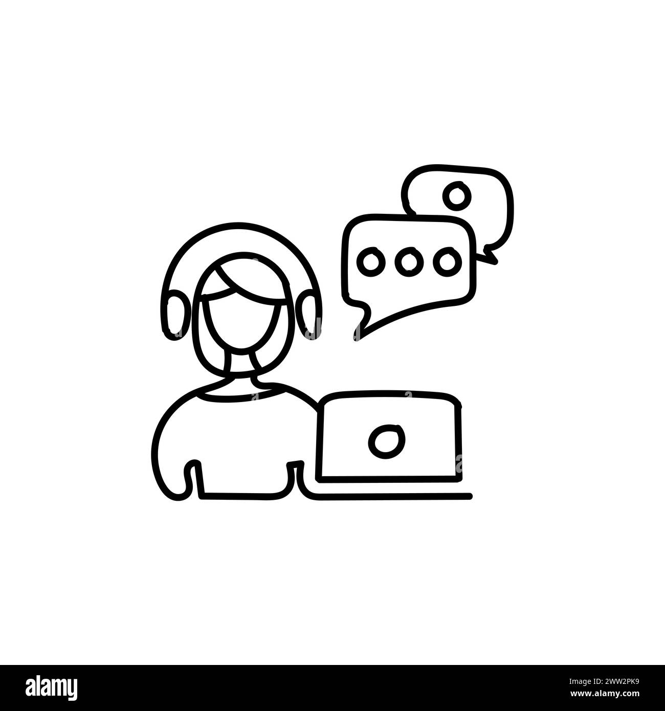 Live assistant Black and White Stock Photos & Images - Alamy