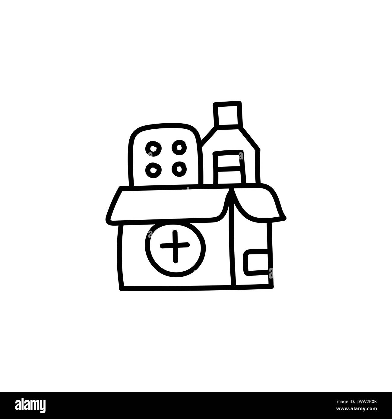 First aid open medicine Stock Vector Images - Alamy