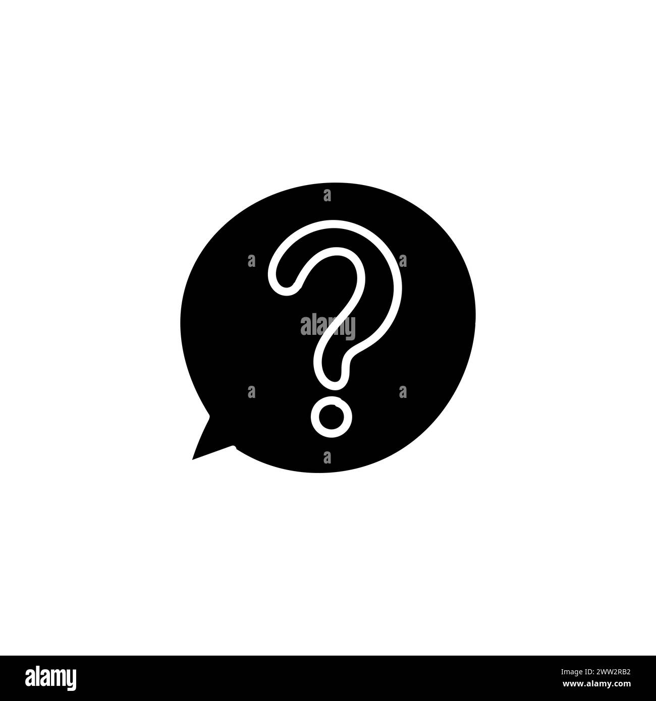 Hand Drawn flat icon for ask Stock Vector Image & Art - Alamy