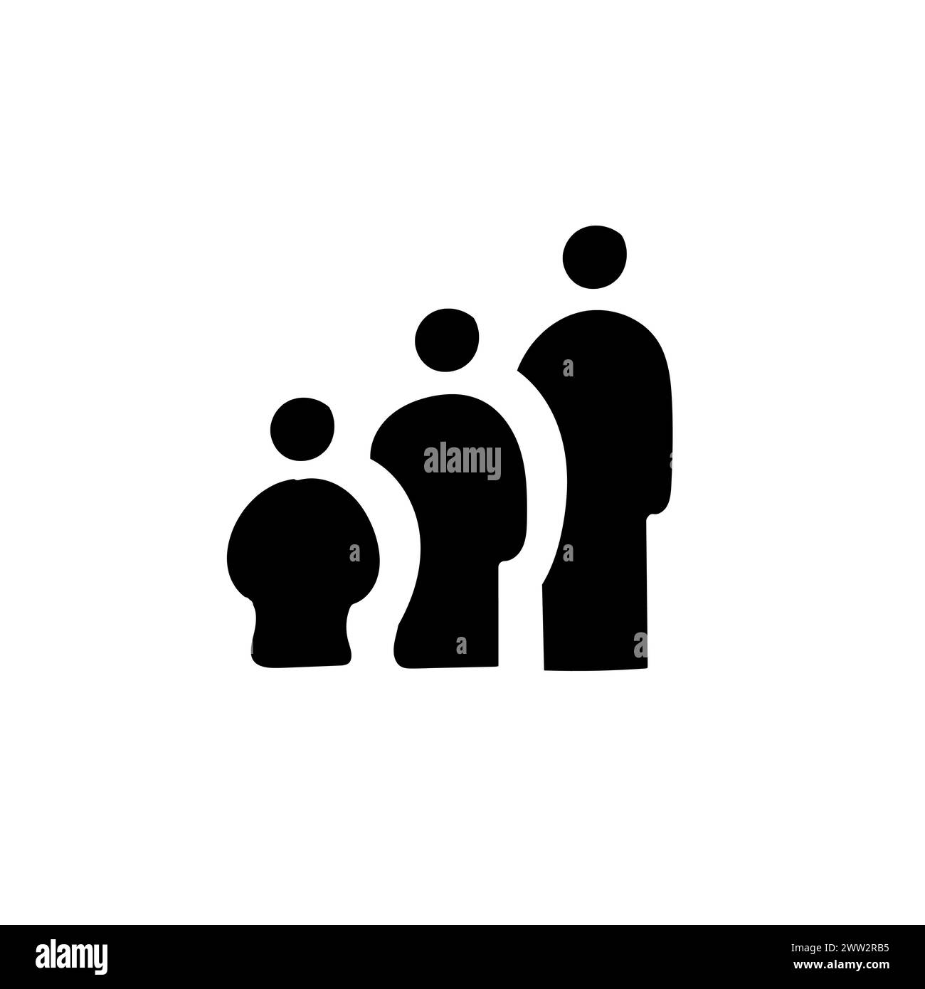 Front view portrait hand Stock Vector Images - Alamy