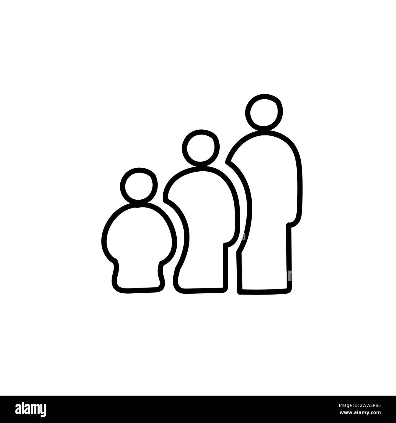 Black middle aged couple Stock Vector Images - Alamy