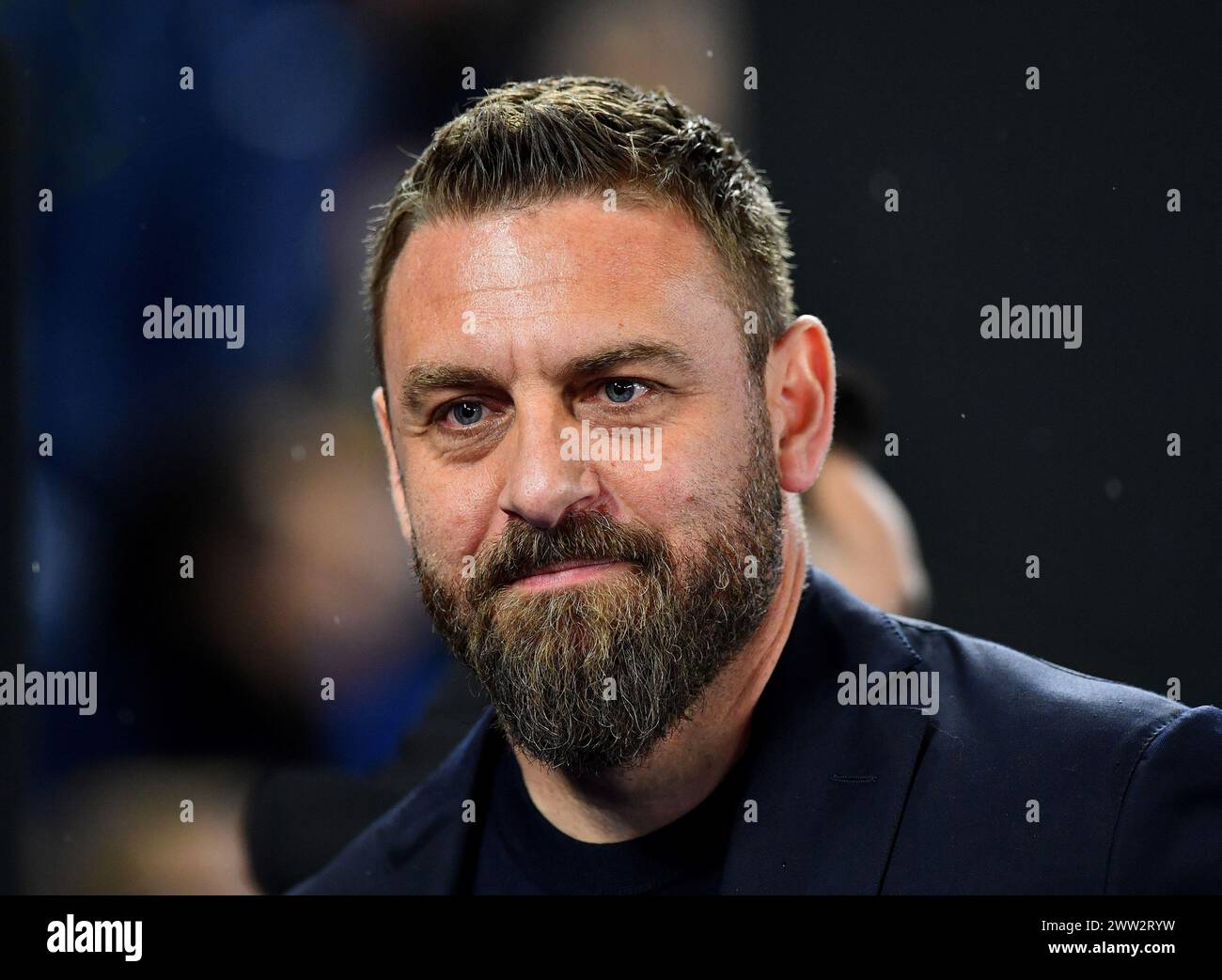 Manager of AS Roma Daniele De Rossi - Brighton & Hove Albion v Roma ...