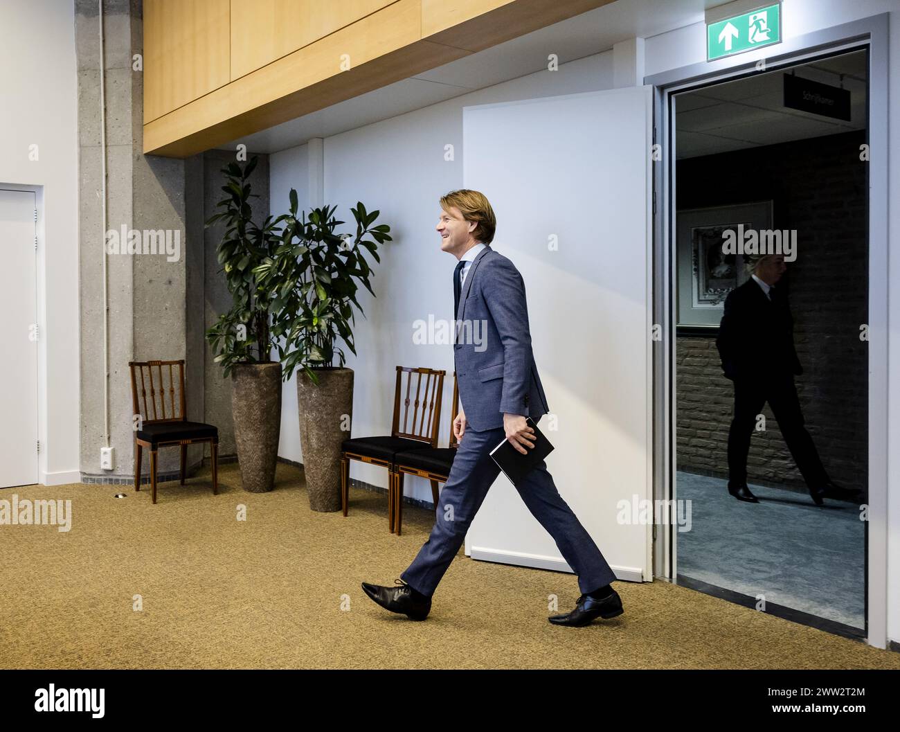 THE HAGUE - Former informant Kim Putters arrives for a conversation ...