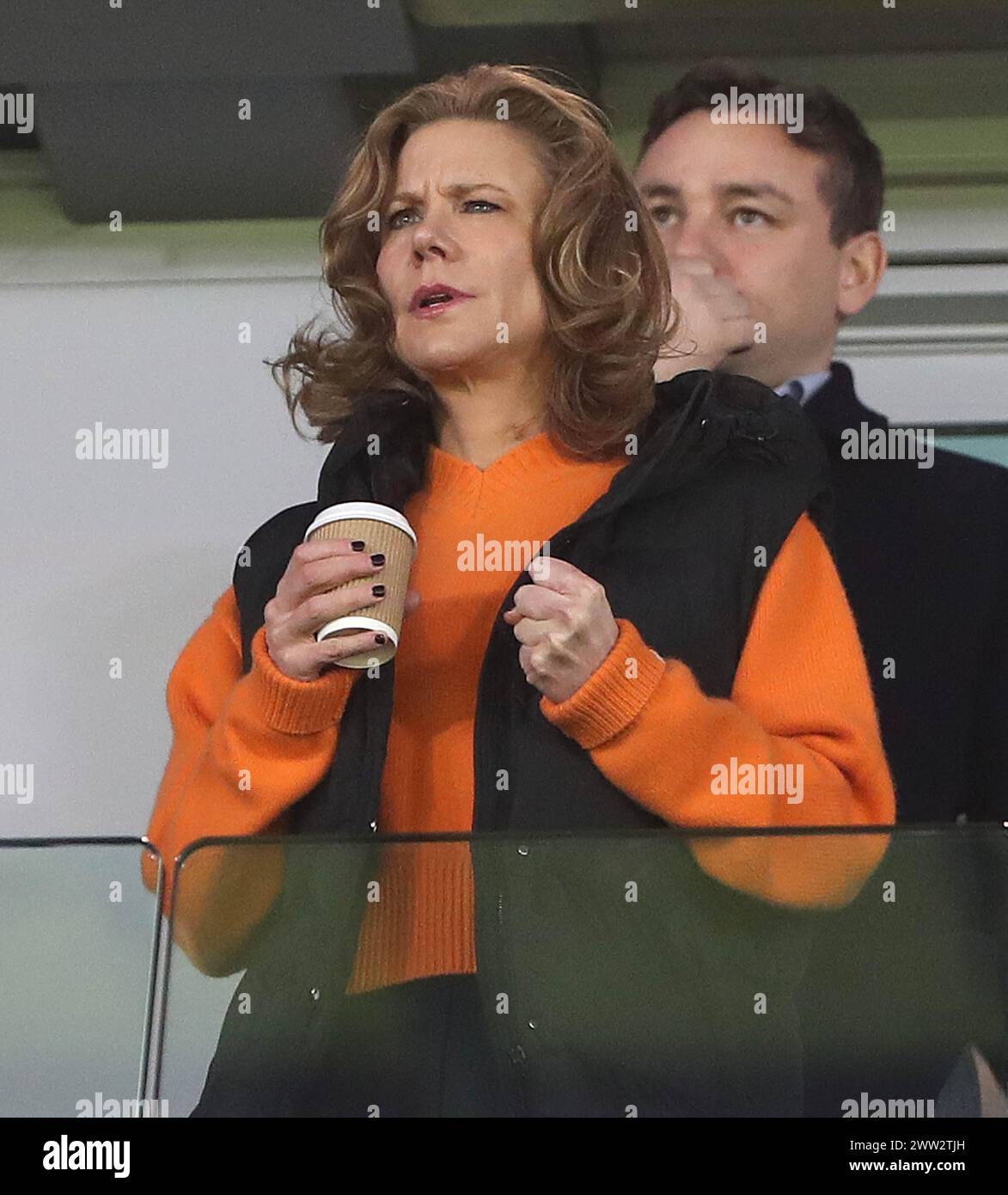 Amanda Staveley director of Newcastle United. - Chelsea v Newcastle ...