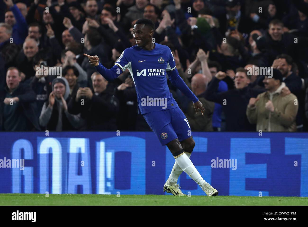 GOAL 1-0, Nicolas Jackson of Chelsea goal celebration. - Chelsea v ...