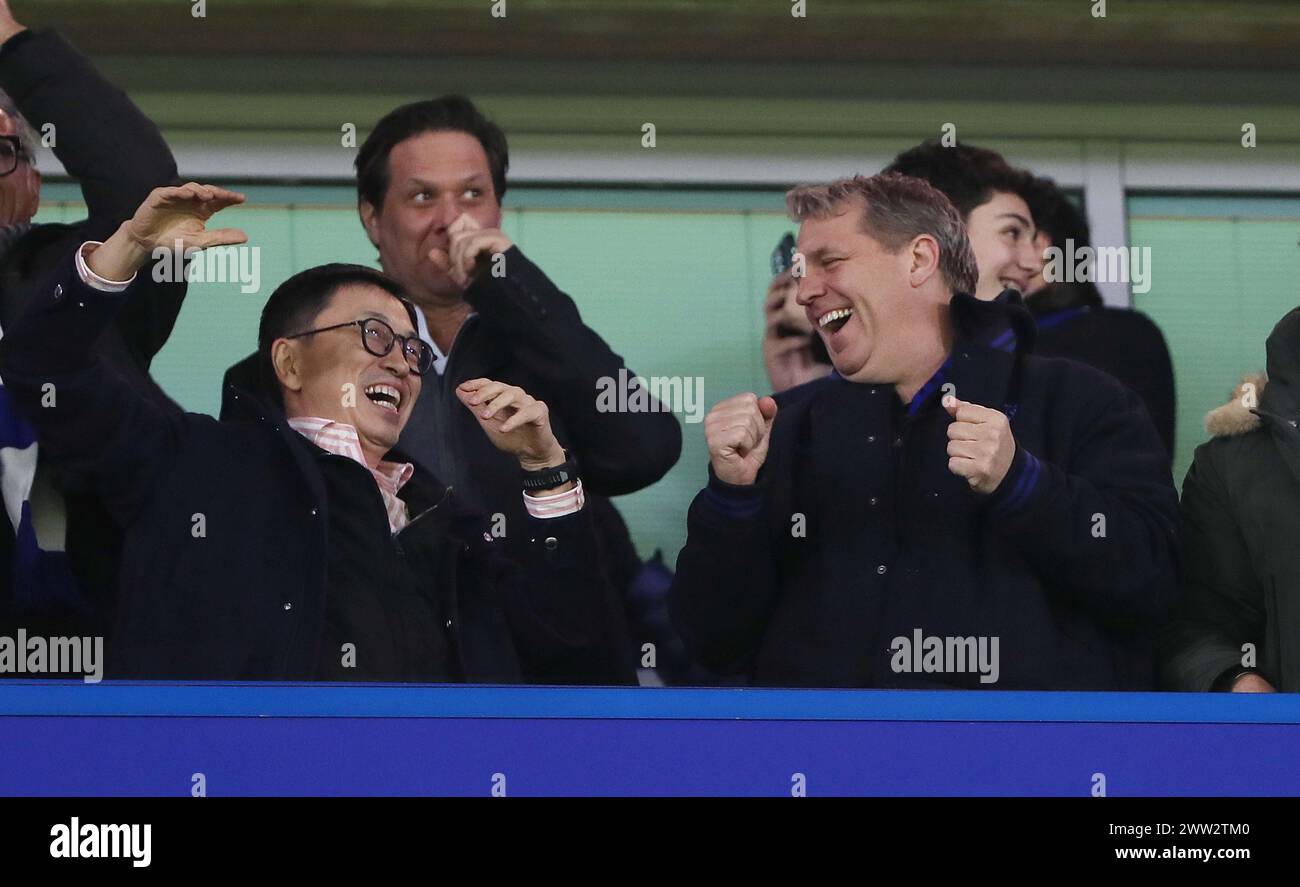 Todd Boehly owner of Chelsea celebrates the victory. - Chelsea v ...