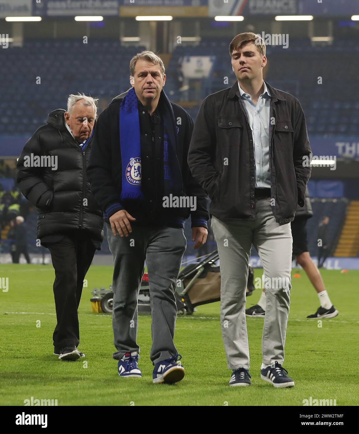 Todd Boehly owner of Chelsea & his son Nick Boehly. - Chelsea v ...