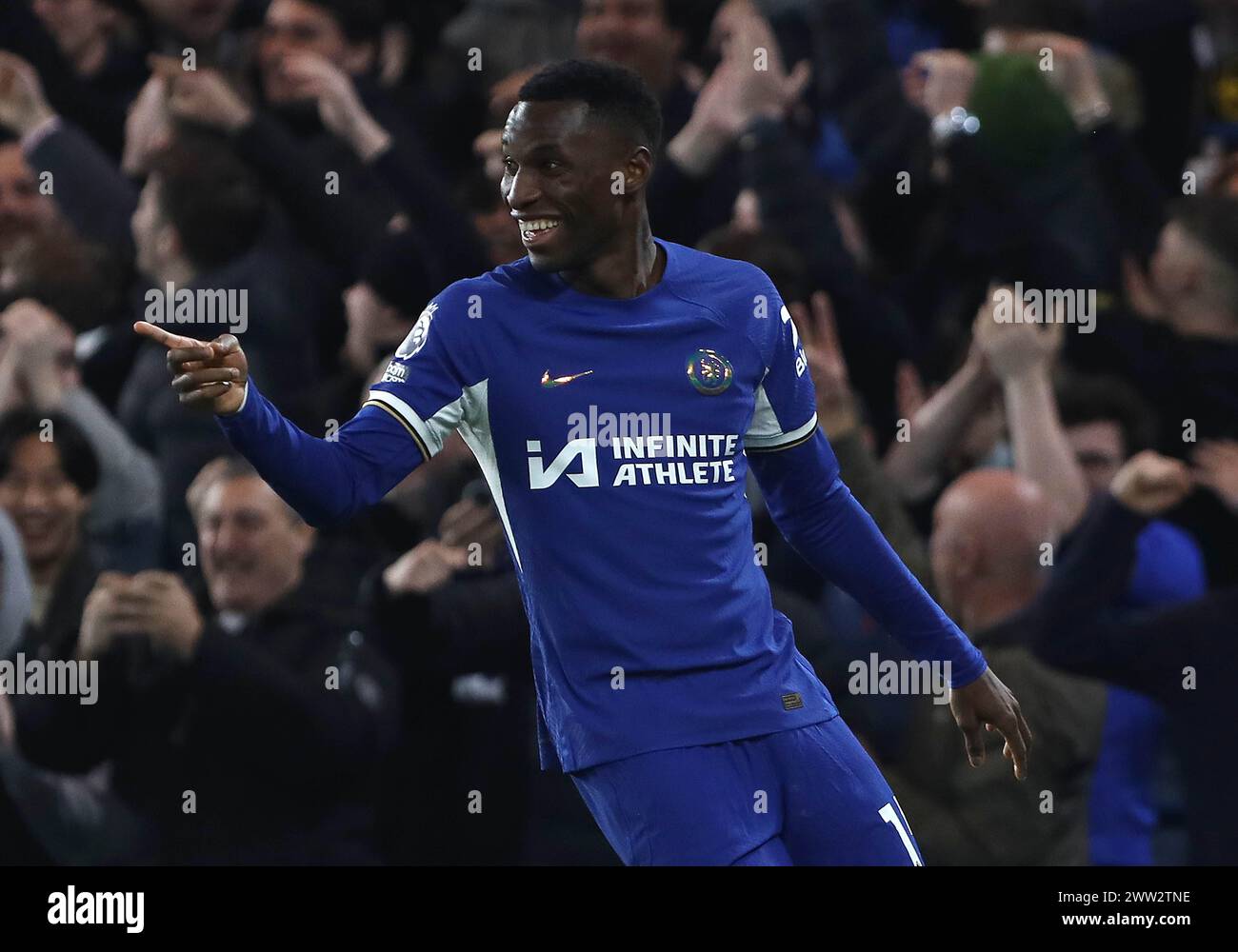 GOAL 1-0, Nicolas Jackson of Chelsea goal celebration. - Chelsea v ...