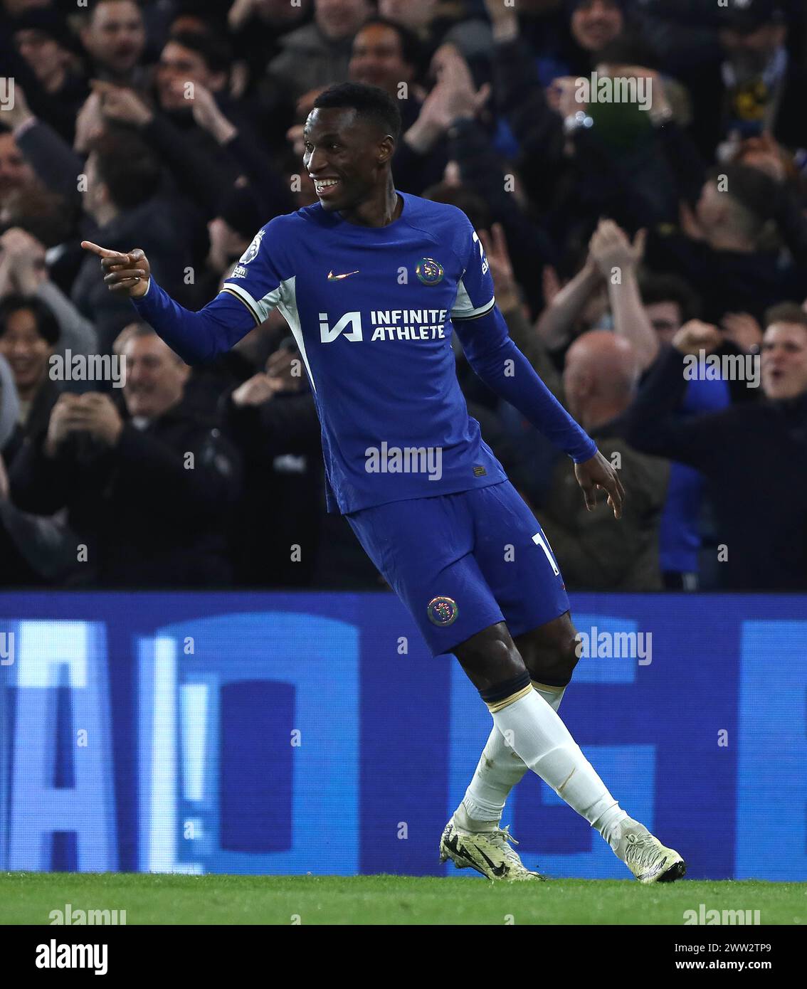 GOAL 1-0, Nicolas Jackson of Chelsea goal celebration. - Chelsea v ...