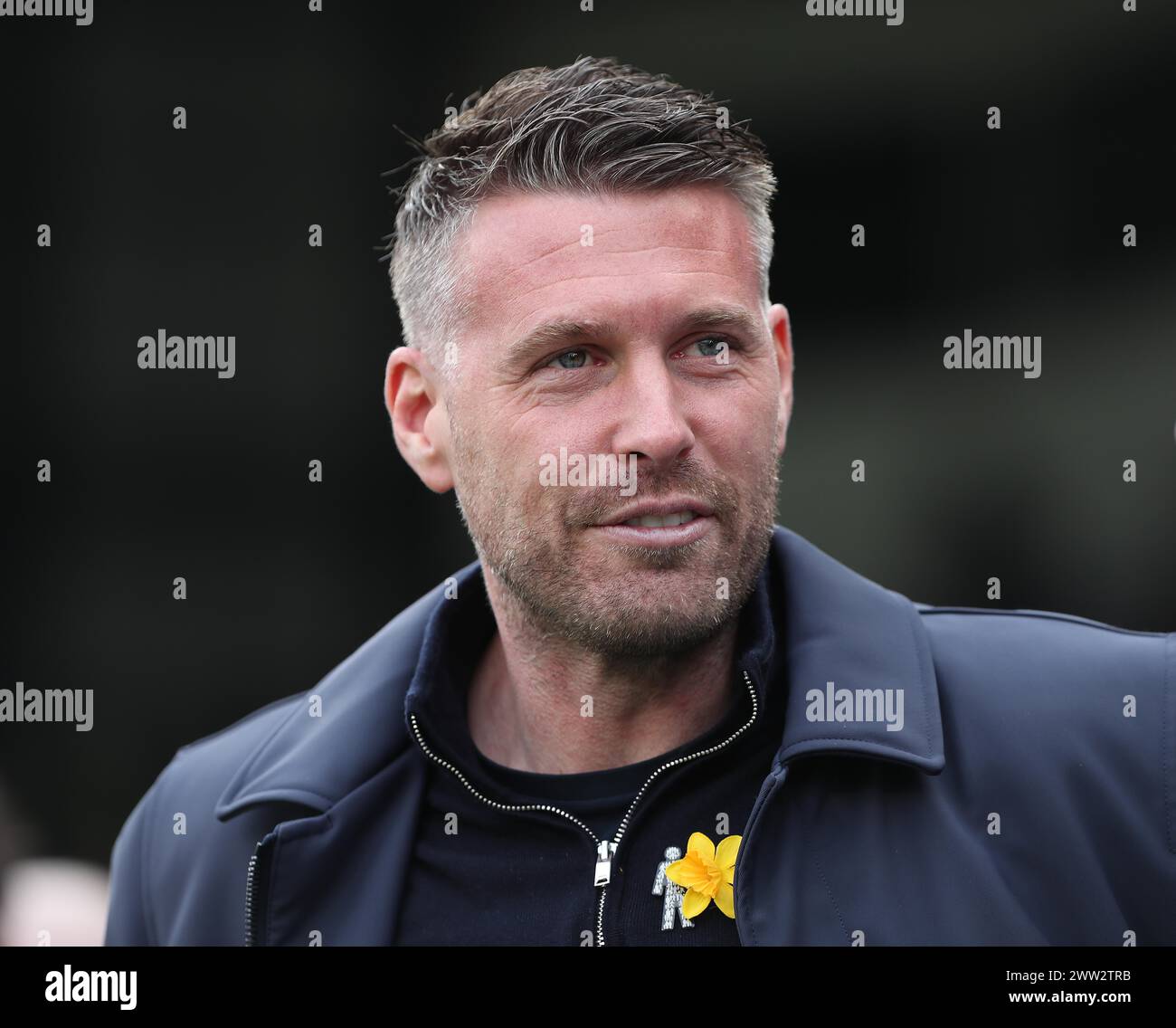 Rob Edwards Manager of Luton Town. - Crystal Palace v Luton Town ...