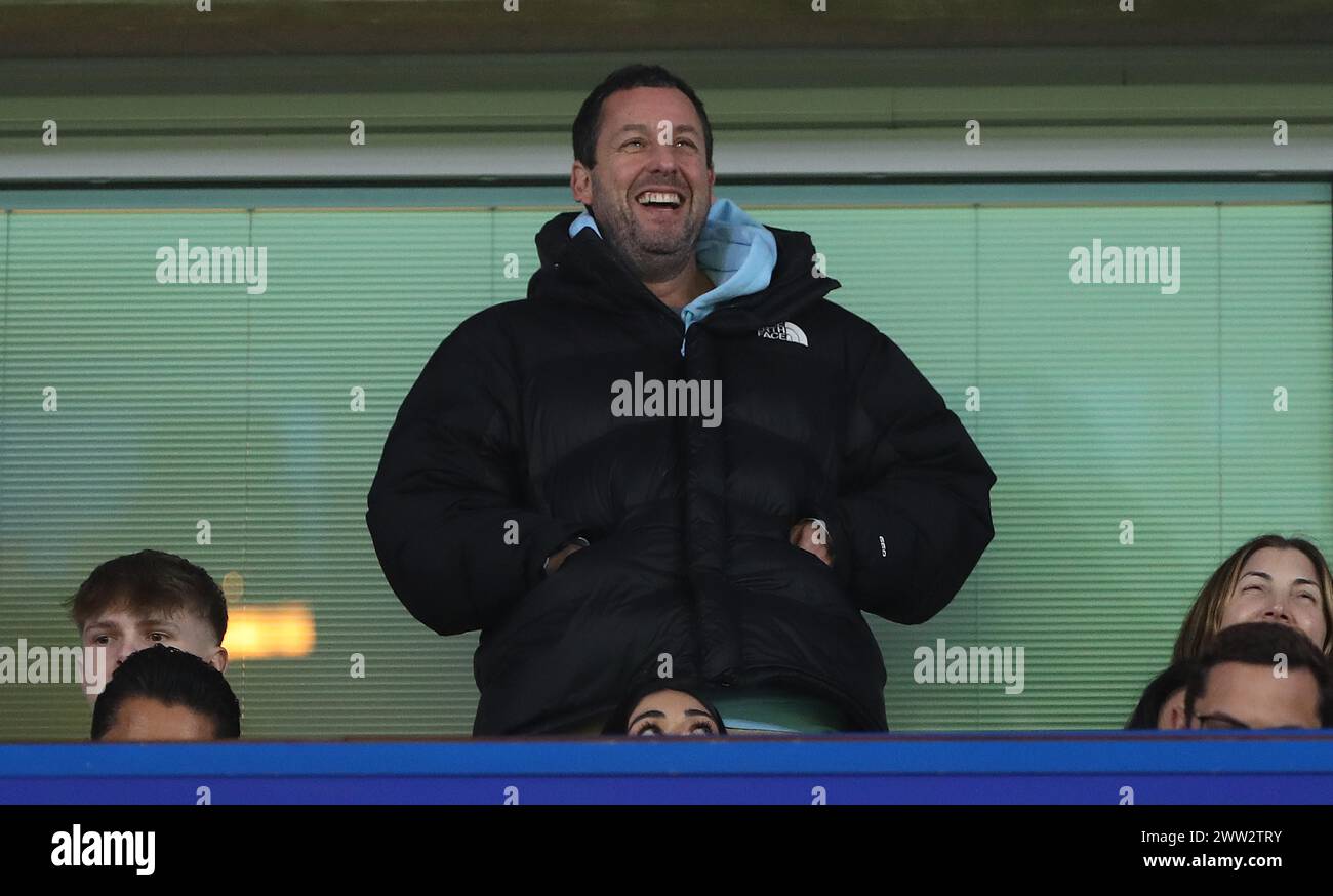 Actor & comedian Adam Sandler. - Chelsea v Newcastle United, Premier ...