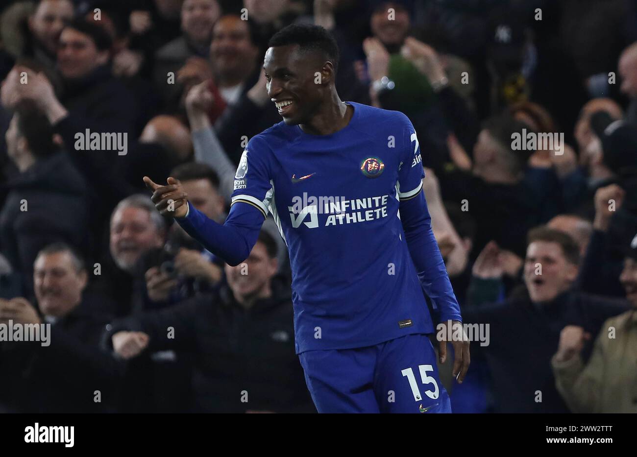 GOAL 1-0, Nicolas Jackson of Chelsea goal celebration. - Chelsea v ...