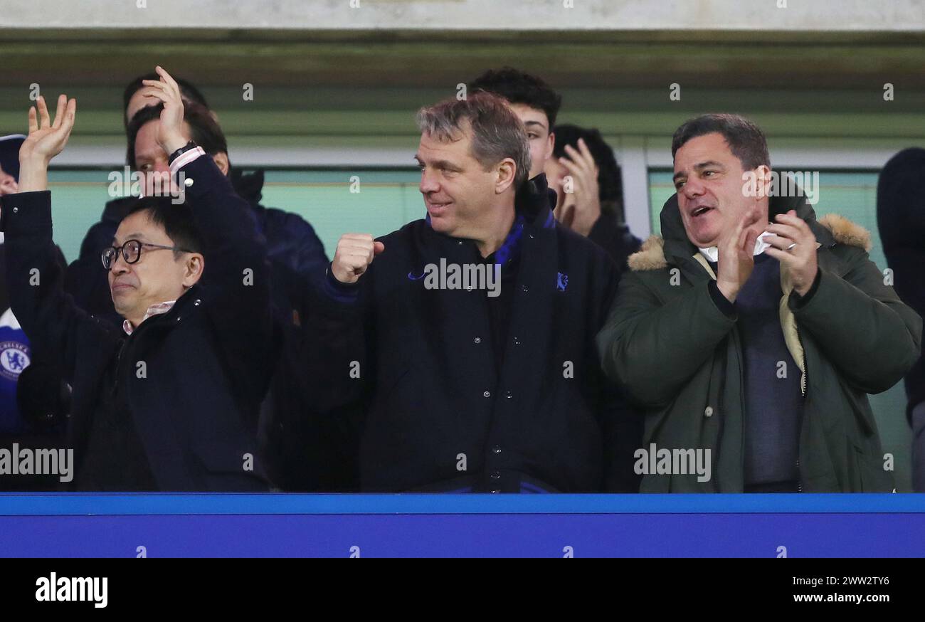 Todd Boehly owner of Chelsea celebrates the victory at full-time ...