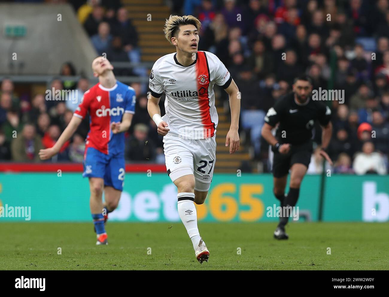 Daiki Hashioka of Luton Town. - Crystal Palace v Luton Town, Premier ...